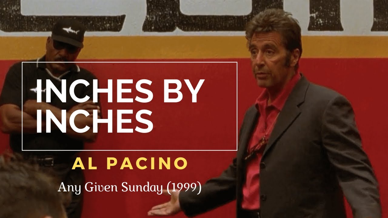 10/7/25 INSPIRATIONAL TUESDAY: Al Pacino's Any Given Sunday Speech ...